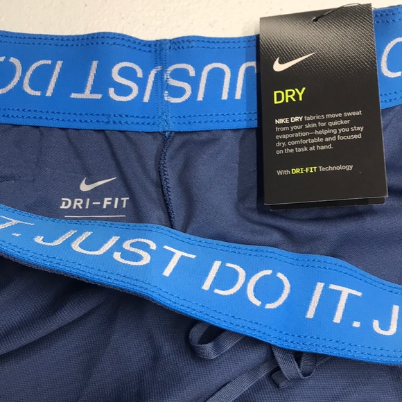Nike | Shorts | Nike Drifit Blue Jogging Training Shorts | Poshmark